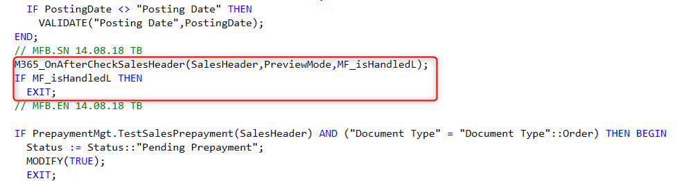 Event Request Codeunit 414 Release Sales Document · Issue 3356 · Microsoftal · Github