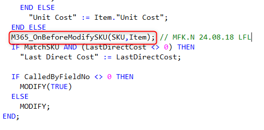 [Event Request] Codeunit 5804, Function UpdateUnitCostSKU · Issue #3437 ...