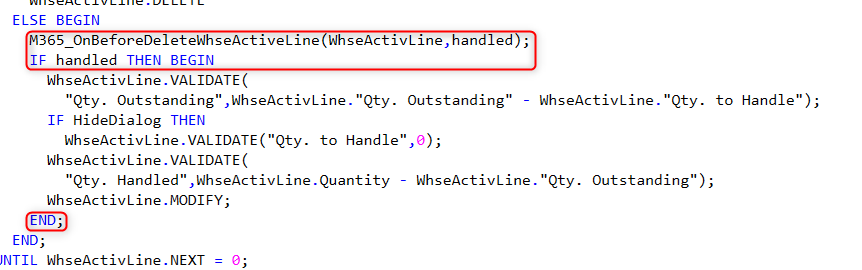 Event Request Codeunit Whse Activity Post Function Code · Issue