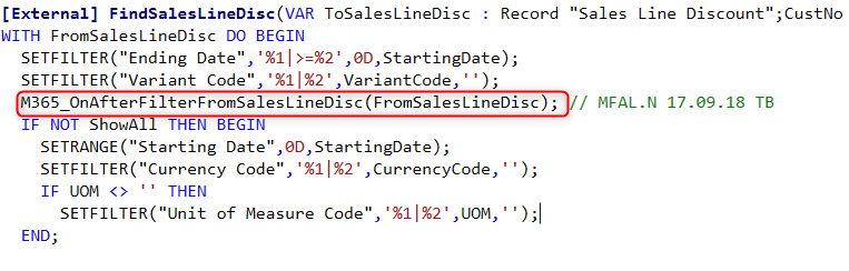 [Event Request] Codeunit 7000 Sales Price Calc. Mgt. · Issue #3759 · microsoft/AL · GitHub