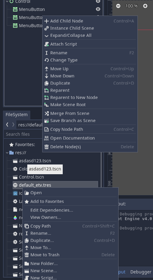 Popup menus do not close when other is opened (DisplayServer regression) · Issue #44953 ...