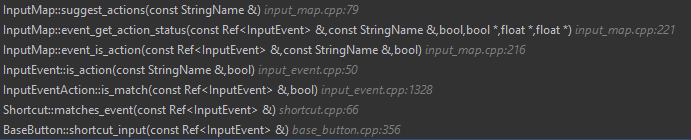 Improve nonexistent input action message when using a Shortcut resource in a Button's Shortcut ...