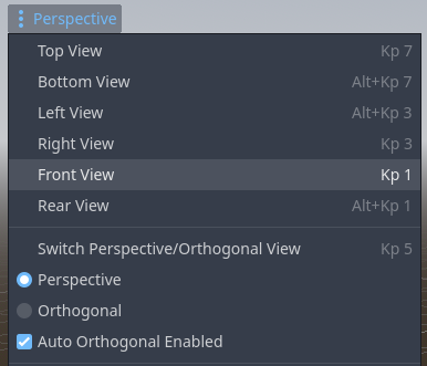 Fix 3D editor Perspective/Ortho shortcut inconsistency by EricEzaM · Pull Request #71806 ...