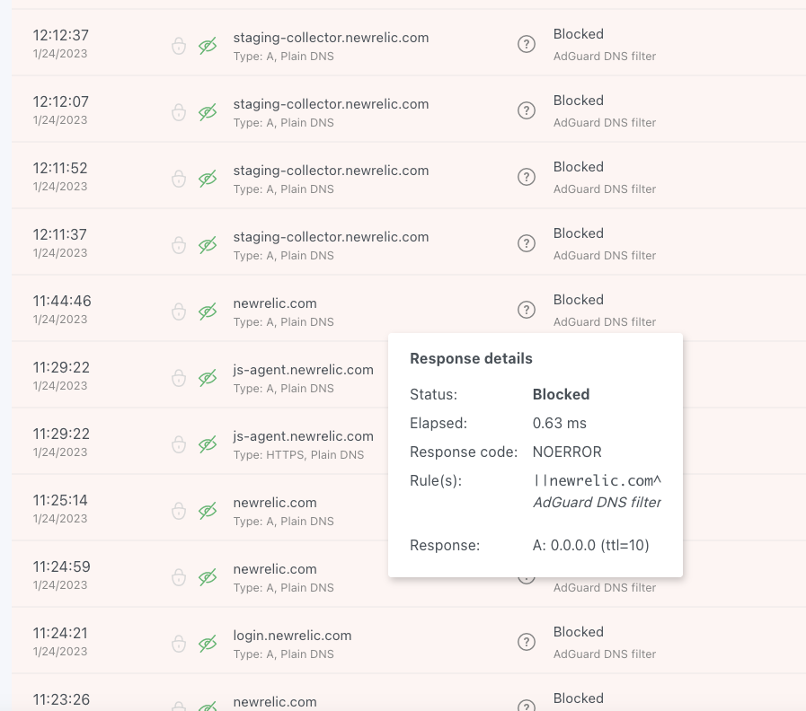 newrelic.com · Issue #1200 · AdguardTeam/AdGuardSDNSFilter · GitHub