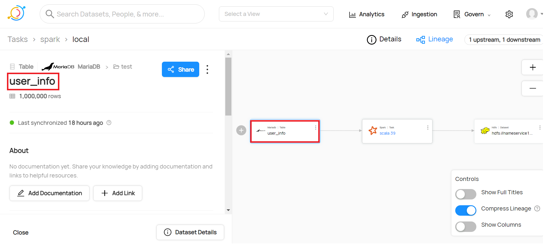 [Improvement] spark-lineage should support extracting table name(s ...