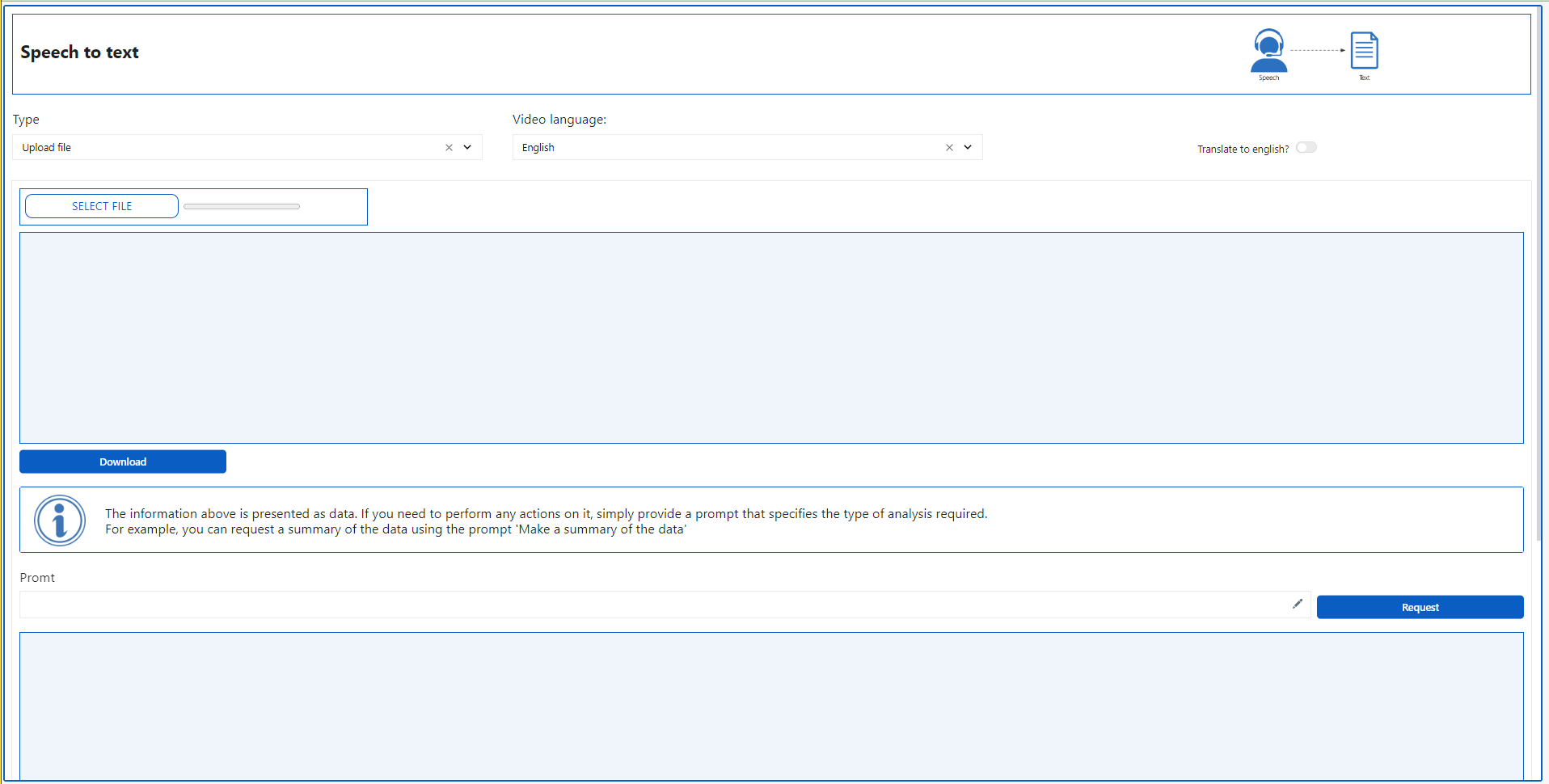GitHub - UBOS-tech/ubos-template-AI-speech-to-text-UI
