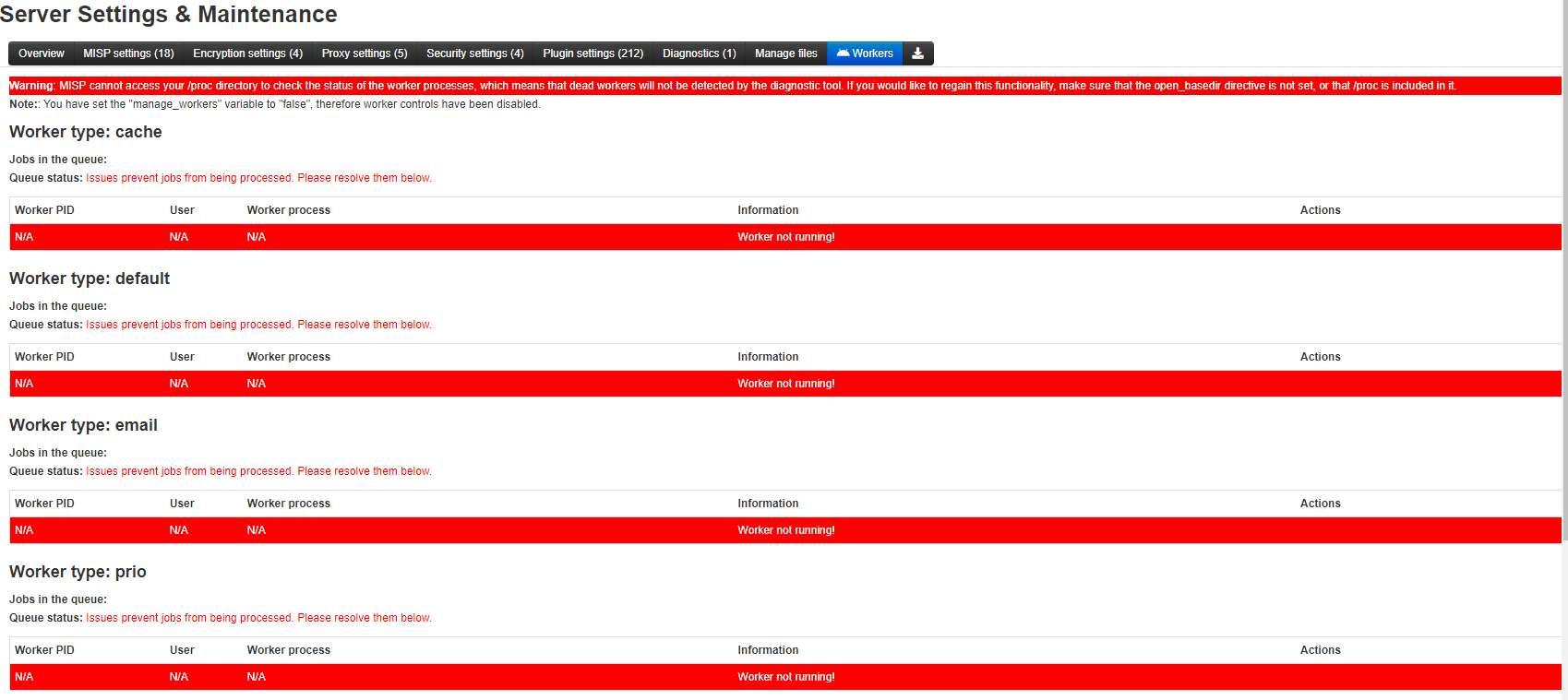Workers cannot start; Redis connection refused · Issue #7630 · MISP/MISP · GitHub