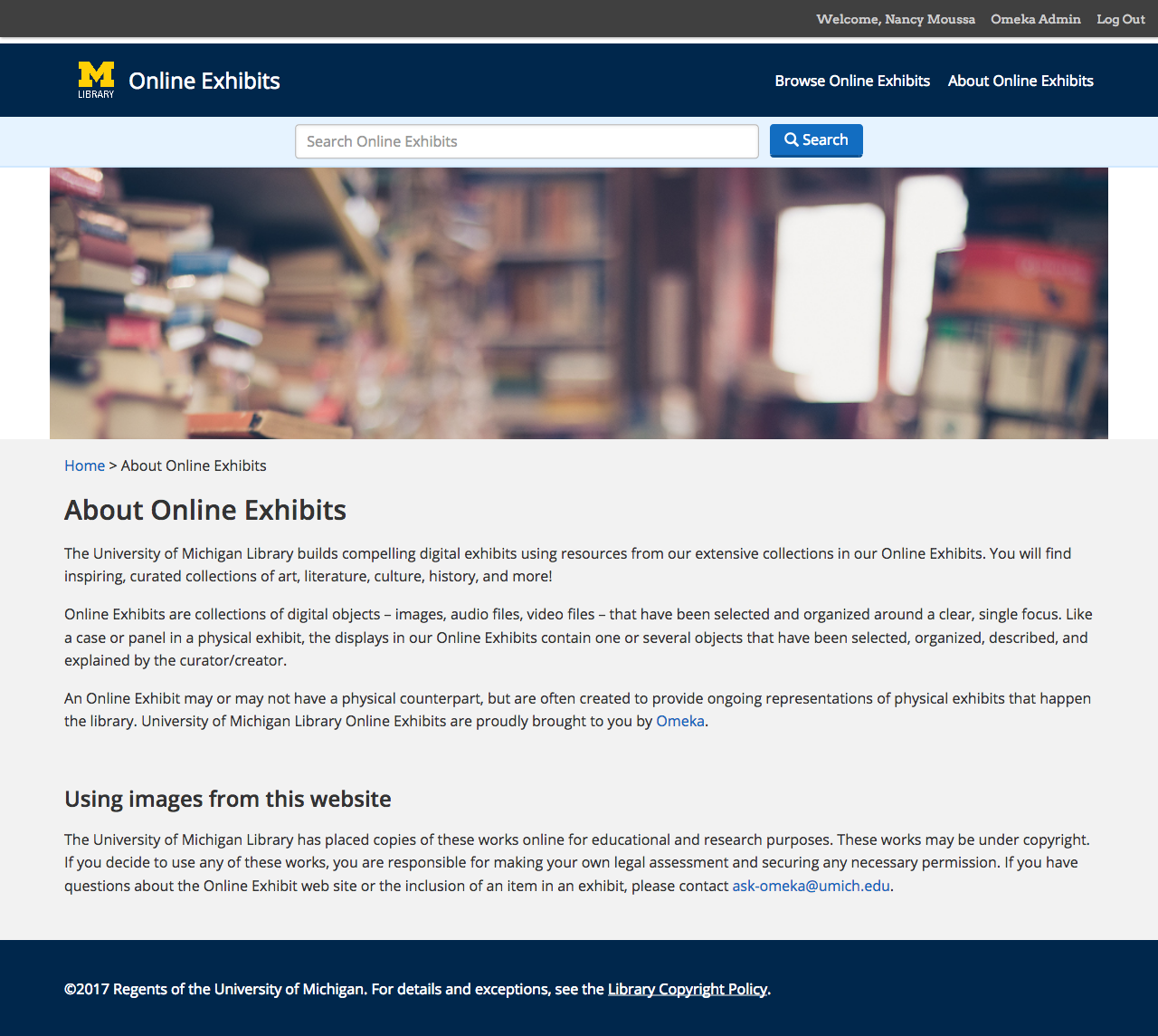 Include Copyright information · Issue #86 · mlibrary/online-exhibits · GitHub