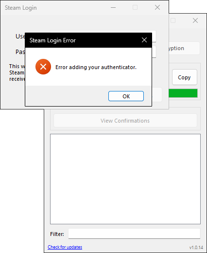 How To Fix Error Adding Your Authenticator After Putting Email Code Version 1014 · Issue