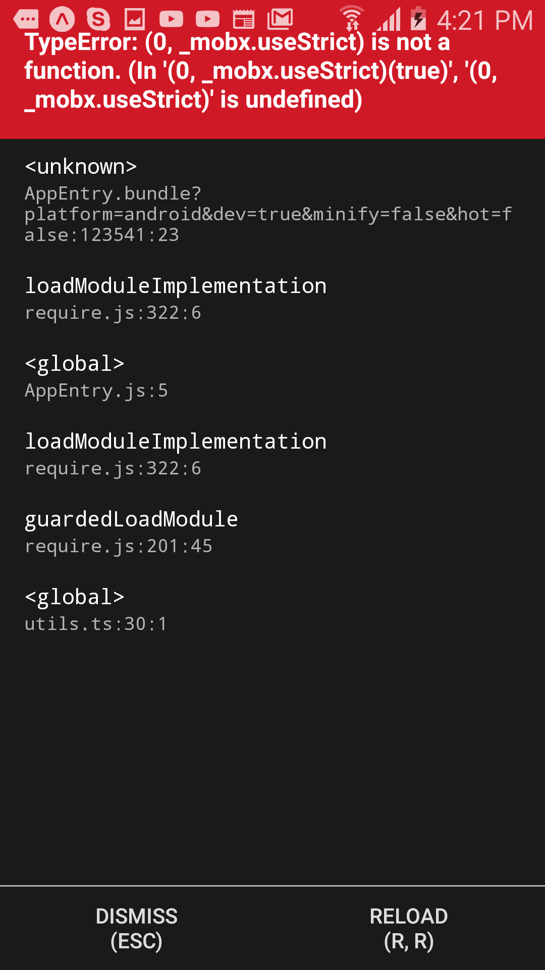 TypeError:(0,_mobx.useStrict) is not a function · Issue #2305 · mobxjs/mobx · GitHub