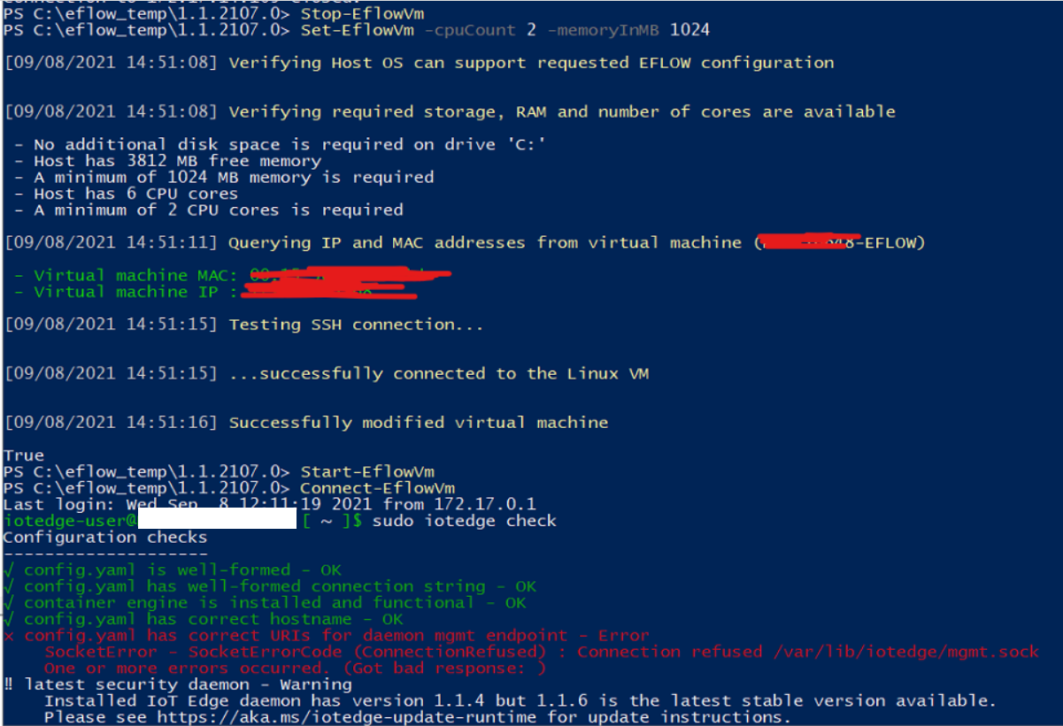 TPM/config.yaml resets to "default" after Set-EflowVM · Issue #72 · Azure/iotedge-eflow · GitHub