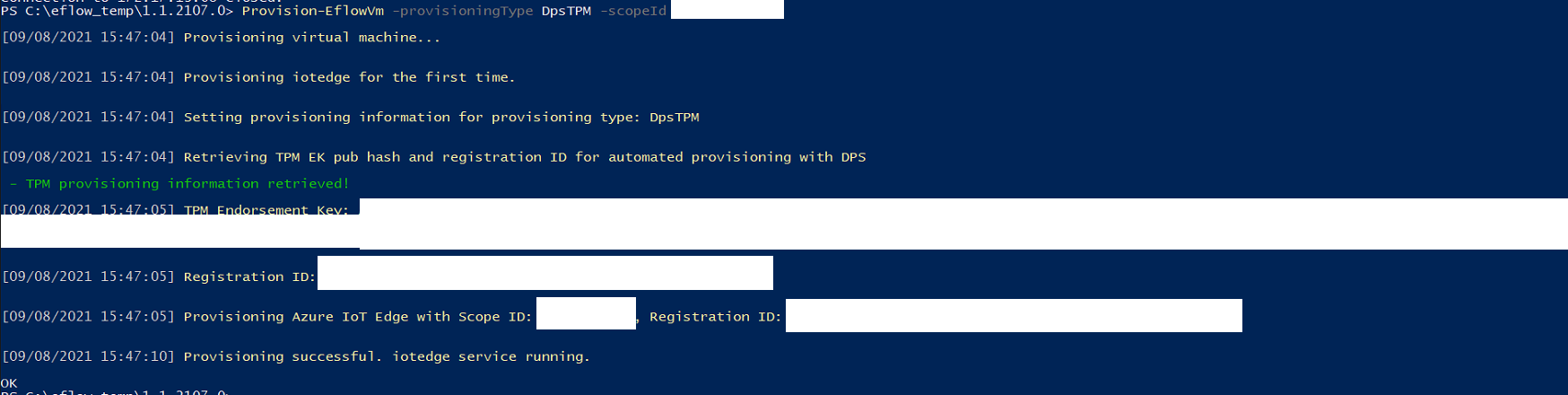 TPM/config.yaml resets to "default" after Set-EflowVM · Issue #72 · Azure/iotedge-eflow · GitHub