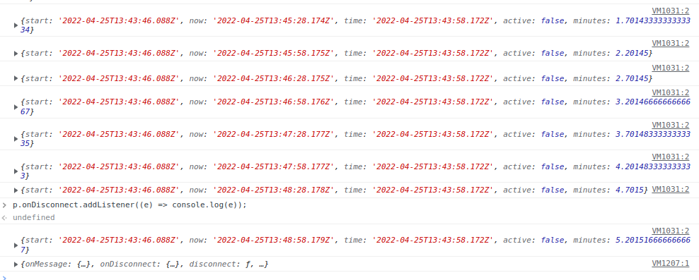 The claim "Chrome 100: native messaging port keeps service worker alive" is untrue when connect ...