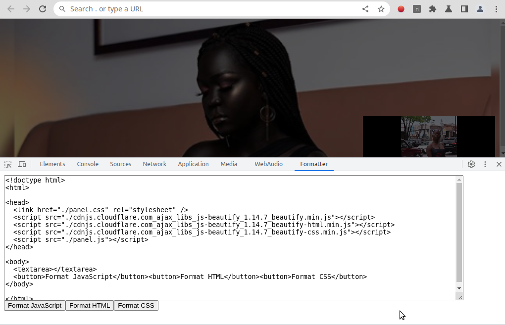 Welcome to devtools_panel_code_formatter Discussions! · guest271314 devtools_panel_code ...