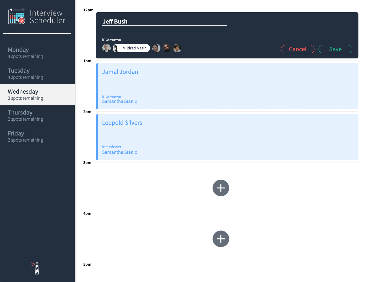 GitHub - jeffbushdesign/scheduler