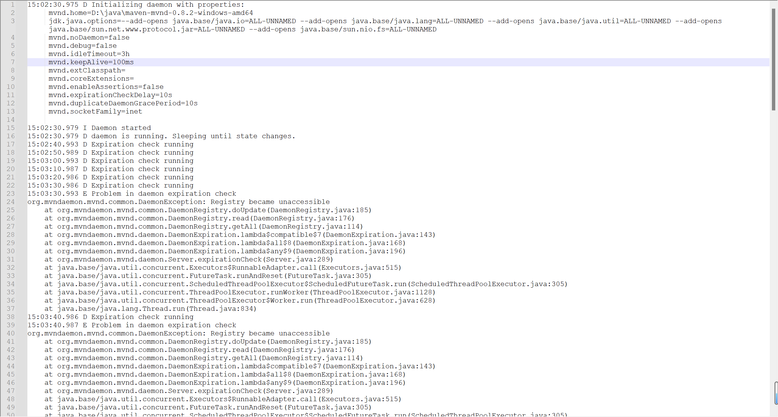 1 0 M6 Timeout Waiting To Connect To The Maven Daemon · Issue 861 · Apache Maven Mvnd · Github