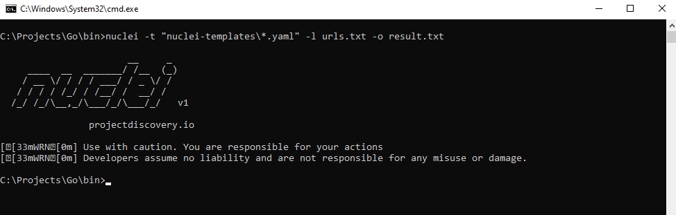 Running Nuclei With Multiple Templates Issue 27 Projectdiscovery 