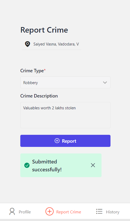 GitHub - x-aficionados/realtime-crime-reporting