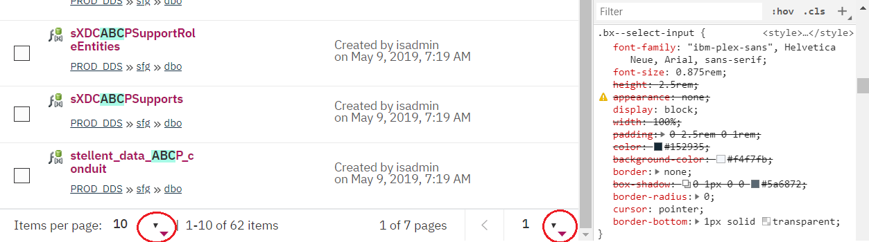 PaginationV2 select '-webkit-appearance: none' missing · Issue #2451 · carbon-design-system ...