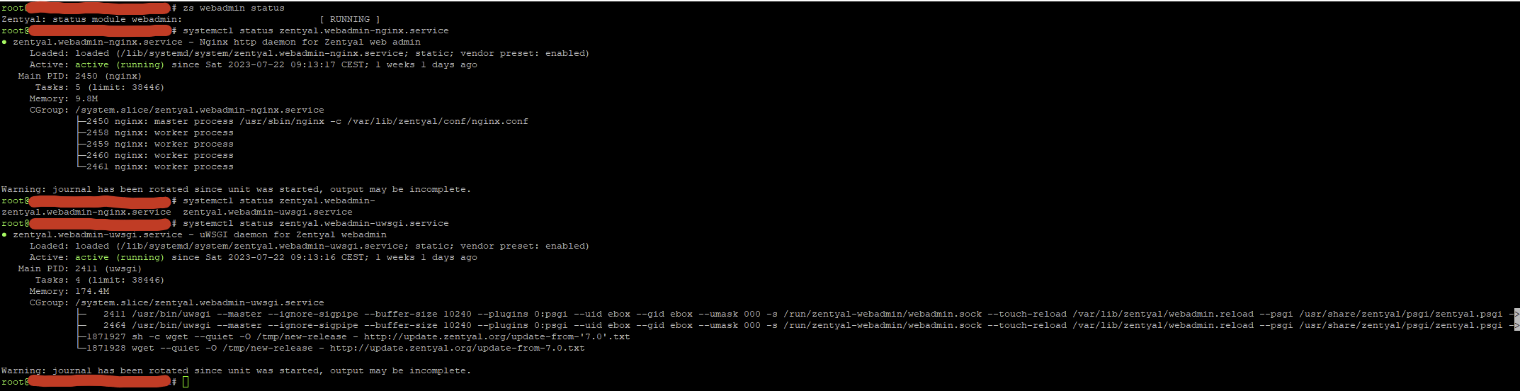 All Zentyal 7.0.x webadmin stopped working · Issue #2112 · zentyal/zentyal · GitHub
