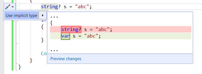 Use Implicit Type Refactoring May Break Nullability · Issue 40594 · Dotnet Roslyn · Github