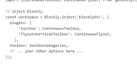 continuous toolbox docs outdated. · Issue #726 · google/blockly-samples · GitHub