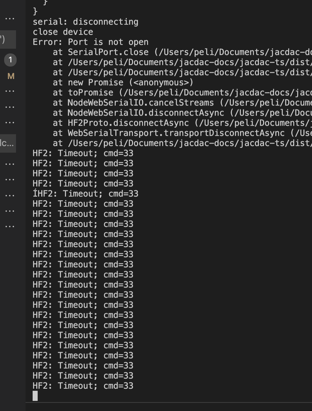 web serial transport leaks hf2 on disconnect · Issue #817 · microsoft/jacdac · GitHub