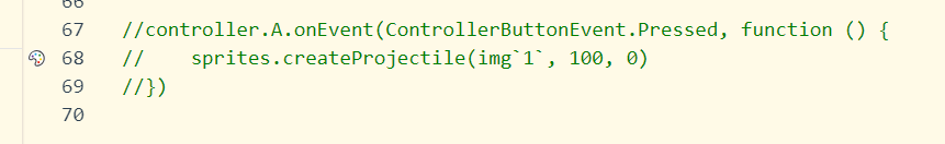 Sprite editor shown after line commented · Issue #481 · microsoft/pxt-arcade · GitHub