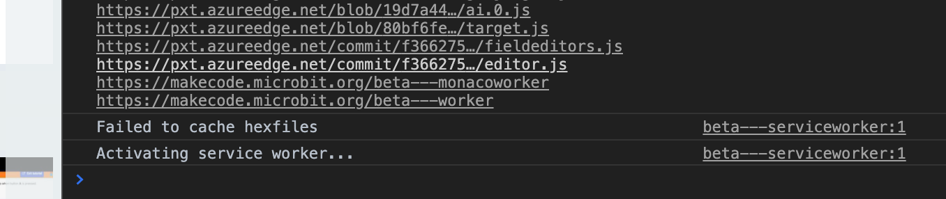 service worker reports that hex files failed to cache · Issue #2760 · microsoft/pxt-microbit ...