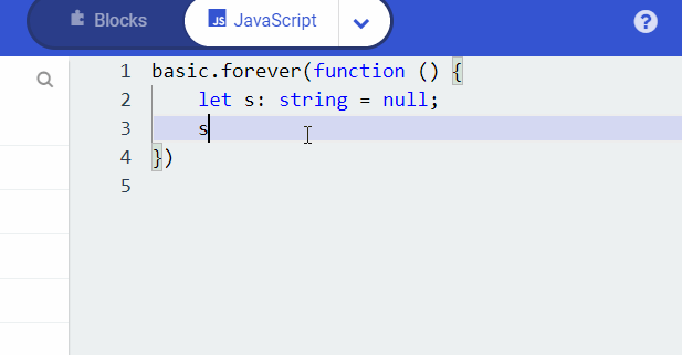 incorrect completition suggestions. · Issue #2803 · microsoft/pxt-microbit · GitHub
