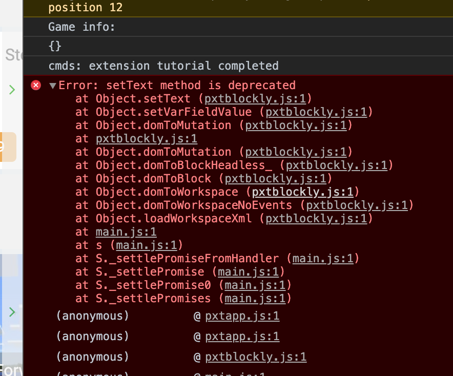 Blockly setText outdate · Issue #2947 · microsoft/pxt-microbit · GitHub