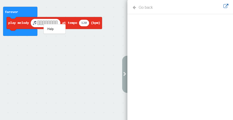 melody editor help is empty · Issue #3087 · microsoft/pxt-microbit · GitHub