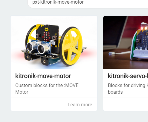 Kitronik MOVE Motor icon not appearing · Issue #3205 · microsoft/pxt-microbit · GitHub