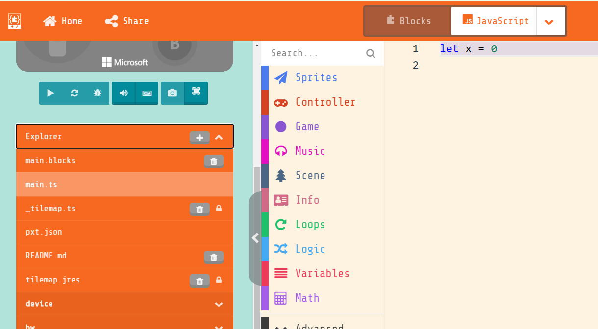 Block editor always add a tilemap file · Issue #2108 · microsoft/pxt-arcade · GitHub
