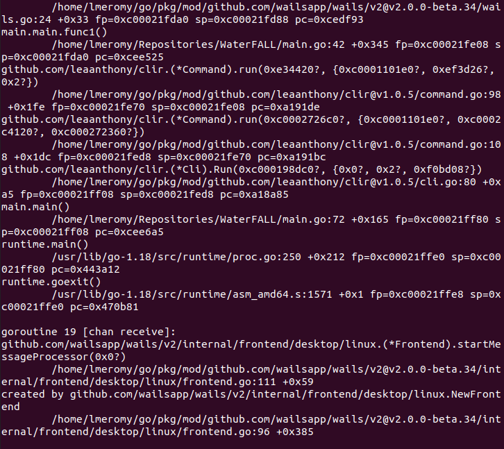 [v2] Linux: Intermittent failure for desktop app to launch · Issue #1316 · wailsapp/wails · GitHub