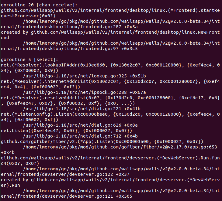 [v2] Linux: Intermittent failure for desktop app to launch · Issue #1316 · wailsapp/wails · GitHub