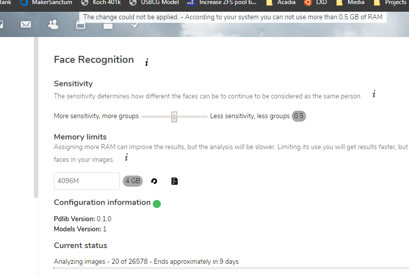 Can't increase memory assigned to face recognition app · Issue #153 · matiasdelellis ...