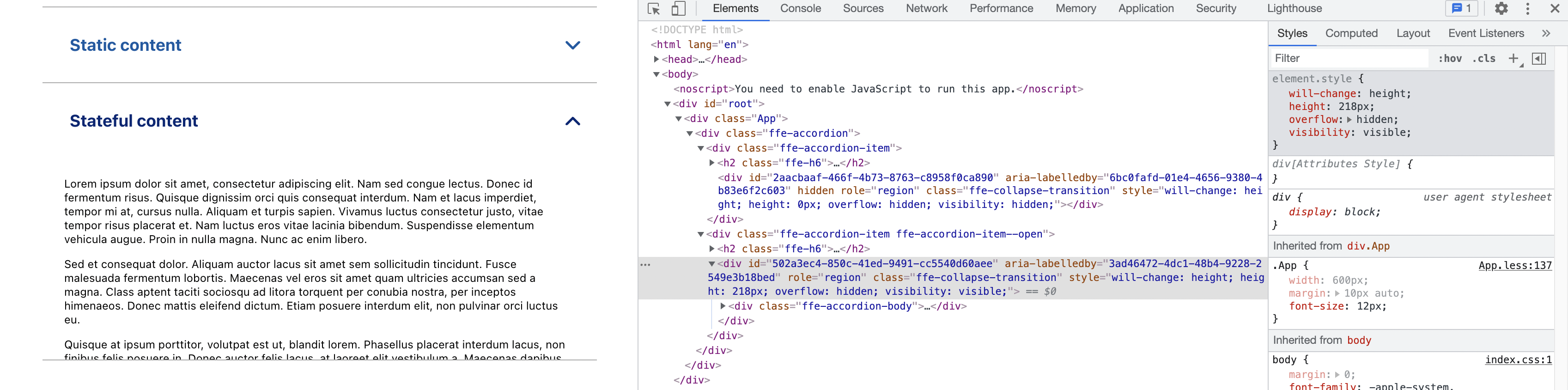 ffe-accordion: Har skjult avhengighet til ffe-collapse · Issue #1323 · SpareBank1/designsystem ...