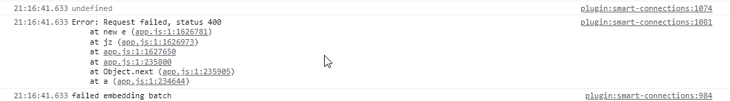 Failed embedding batches - causing full reprocessing of embeddings? · Issue #123 · brianpetro ...