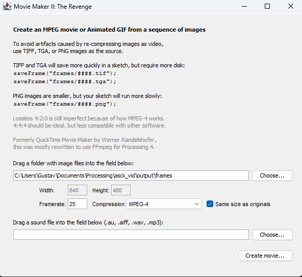 GitHub - gustaavik/AsciiMovie: Input a video and turn it into an ascii ...