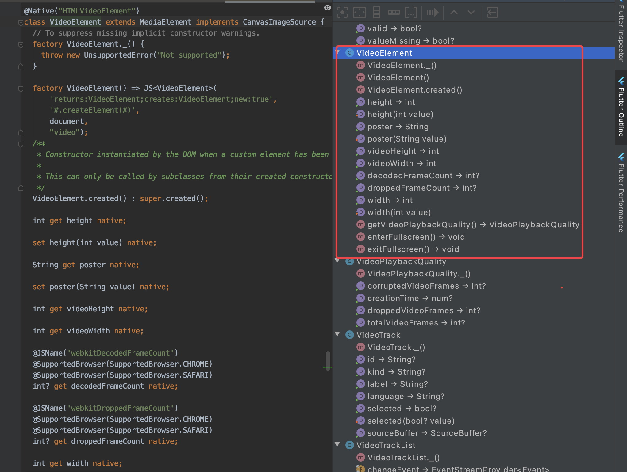 [Web] VideoElement lacks the requestPictureInPicture method. · Issue #91205 · flutter/flutter ...