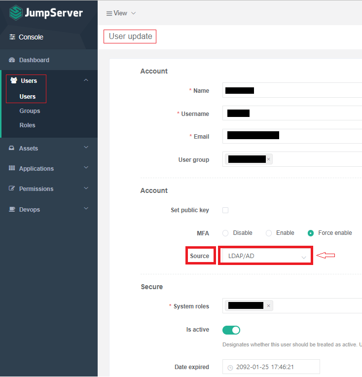 [Bug] 即使将用户认证方式从 Local 更改为 LDAP/AD，也可以使用本地密码进行认证。 · Issue #8974 · jumpserver/jumpserver · GitHub