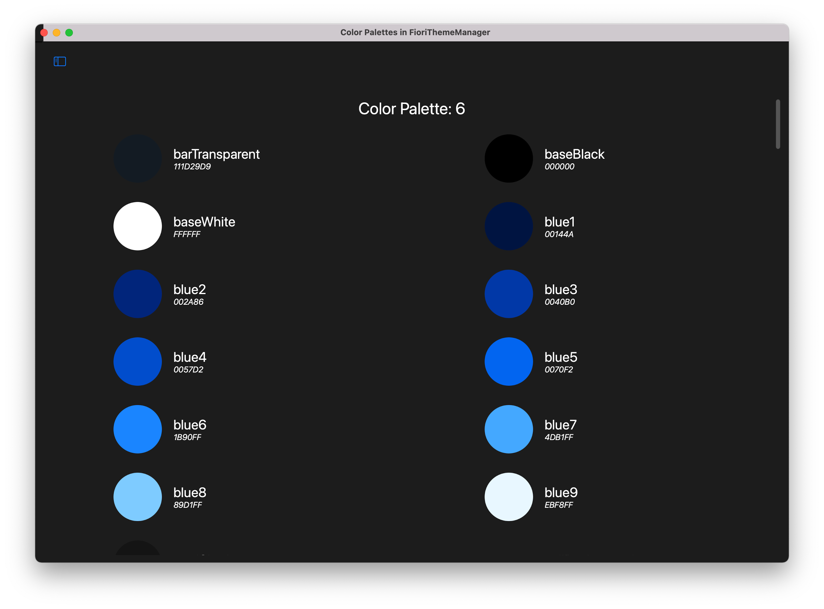 GitHub - MarcoEidinger/FioriThemeManagerColors: macOS and iPad ...
