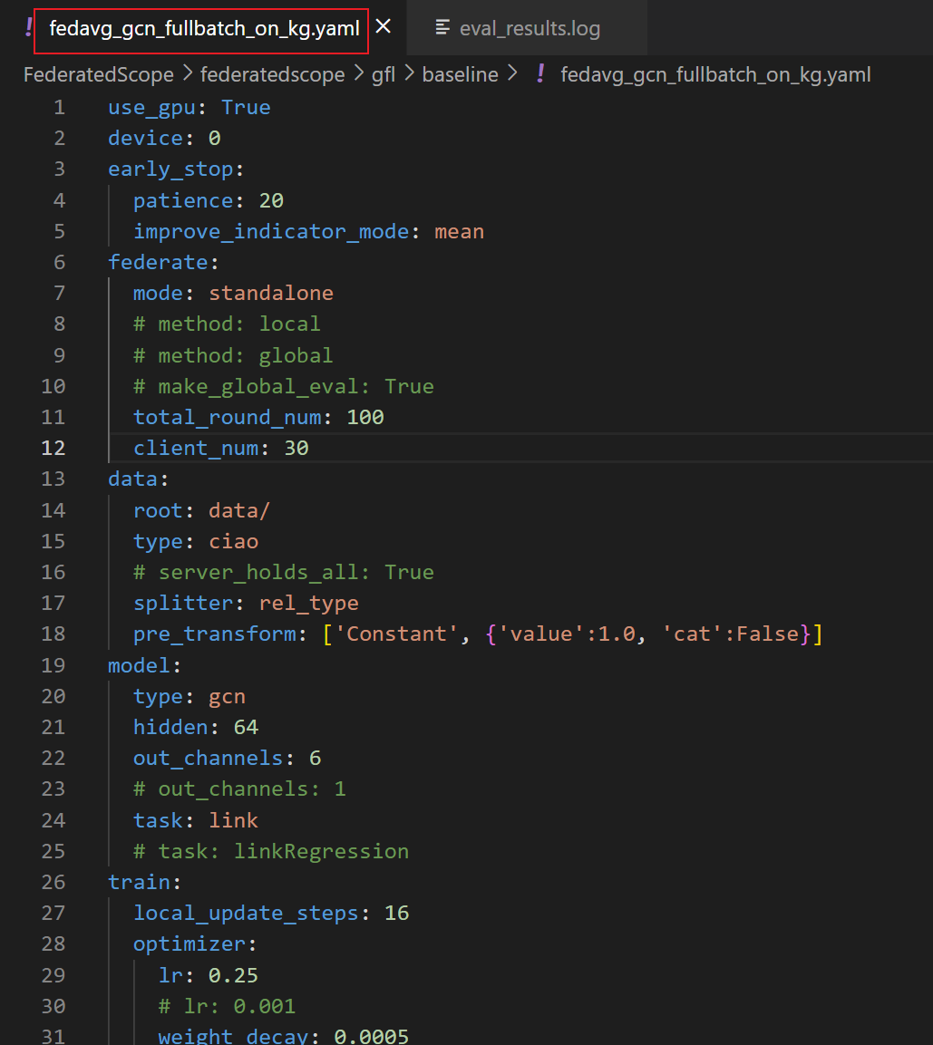 Link Prediction任务中，Server端评估指标：client_best_individual有误 · Issue #327 · alibaba/FederatedScope ...
