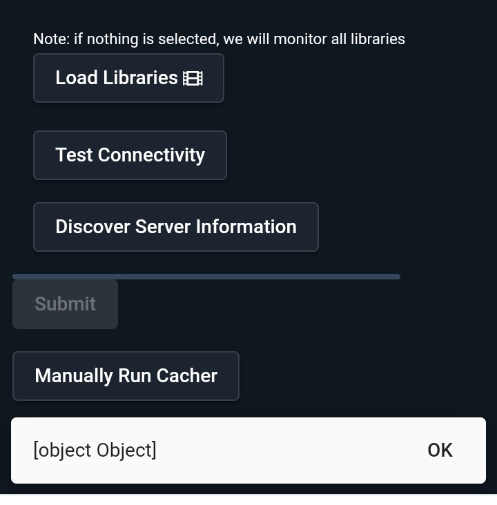 Unable to 'Load Libraries' for Jellyfin · Issue #4266 · Ombi-app/Ombi · GitHub