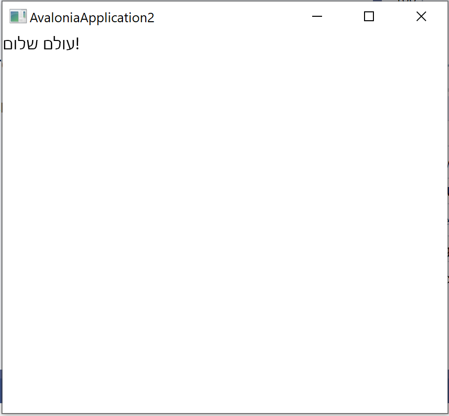 Rtl Text Processing Support · Issue 6547 · Avaloniauiavalonia · Github 