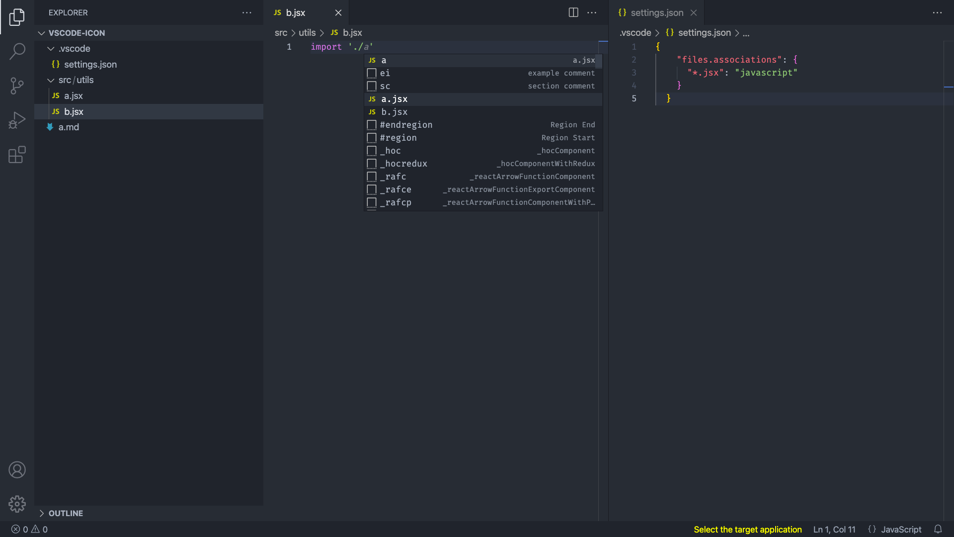 icon of path suggest not match files.associations when using glob · Issue #138250 · microsoft ...