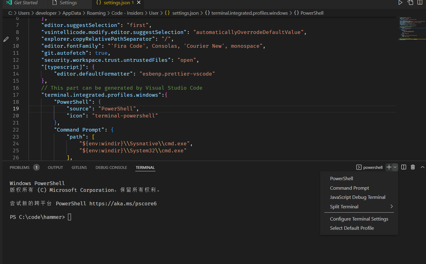 Can t Set Git Bash As Default Vscode Default Shell Issue 149138 