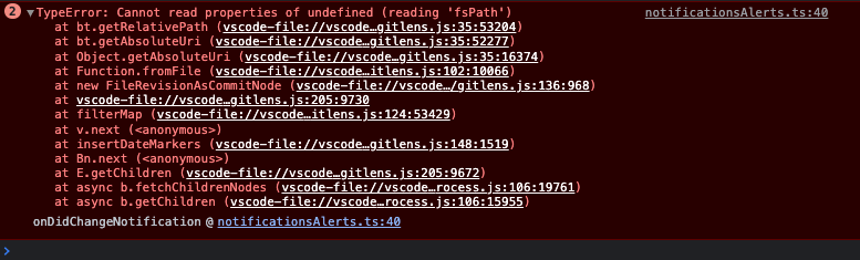 fsPath error when Line History tries to access renamed file · Issue #1944 · gitkraken/vscode ...