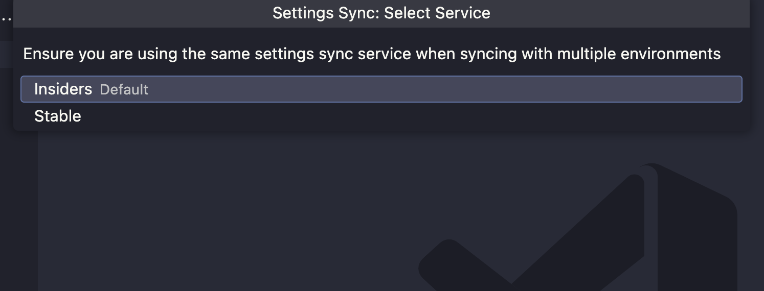 Stable Version VSCode SettingSync support using insiders version service · Issue #163463 ...